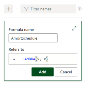 LAMBDA() in Excel - Generating an Amortization Schedule - Macrordinary